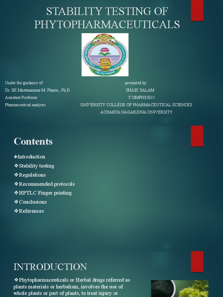 Guidance on Stability Testing and Documentation Requirements for ...