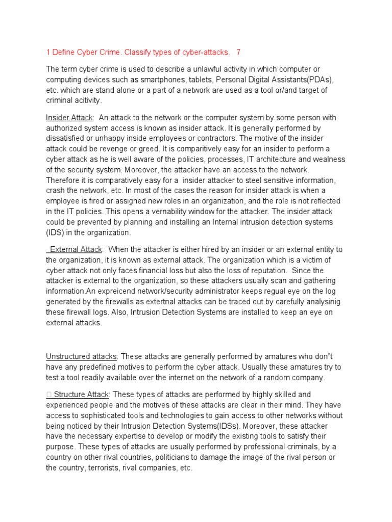 CS Mid Que Ans | PDF | Denial Of Service Attack | Computer Virus