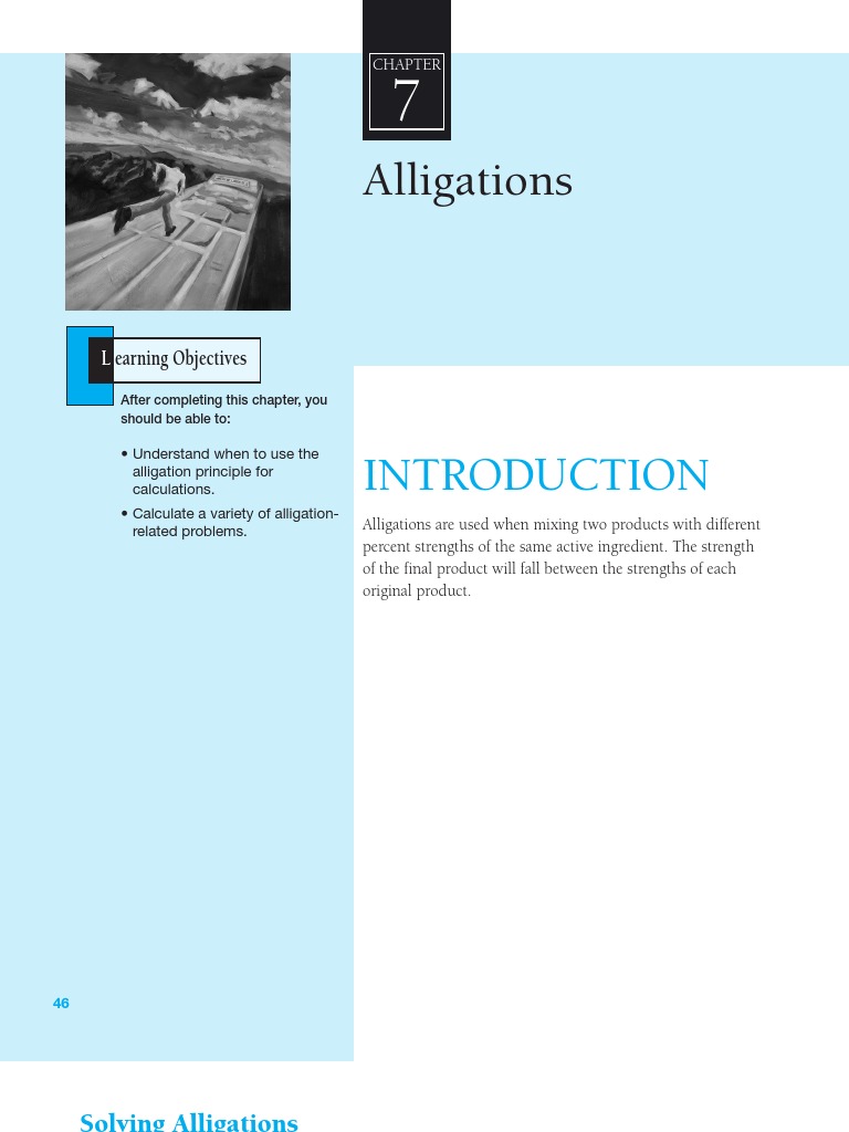 Alligation | PDF