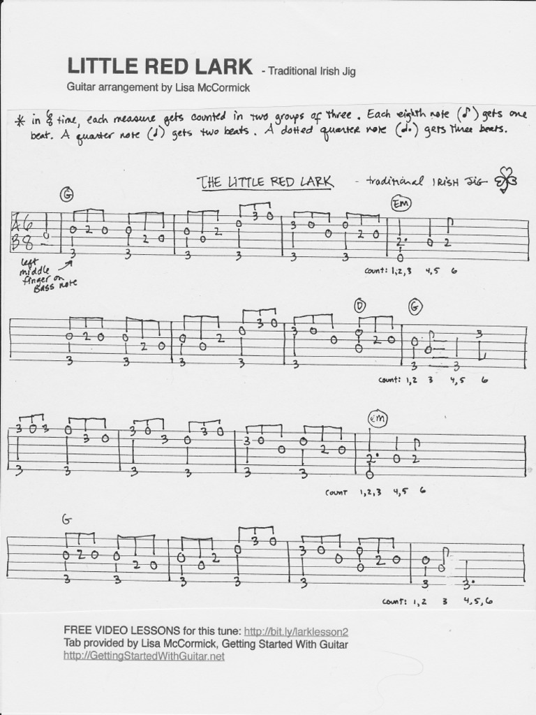 Little Red Lark Tab | PDF