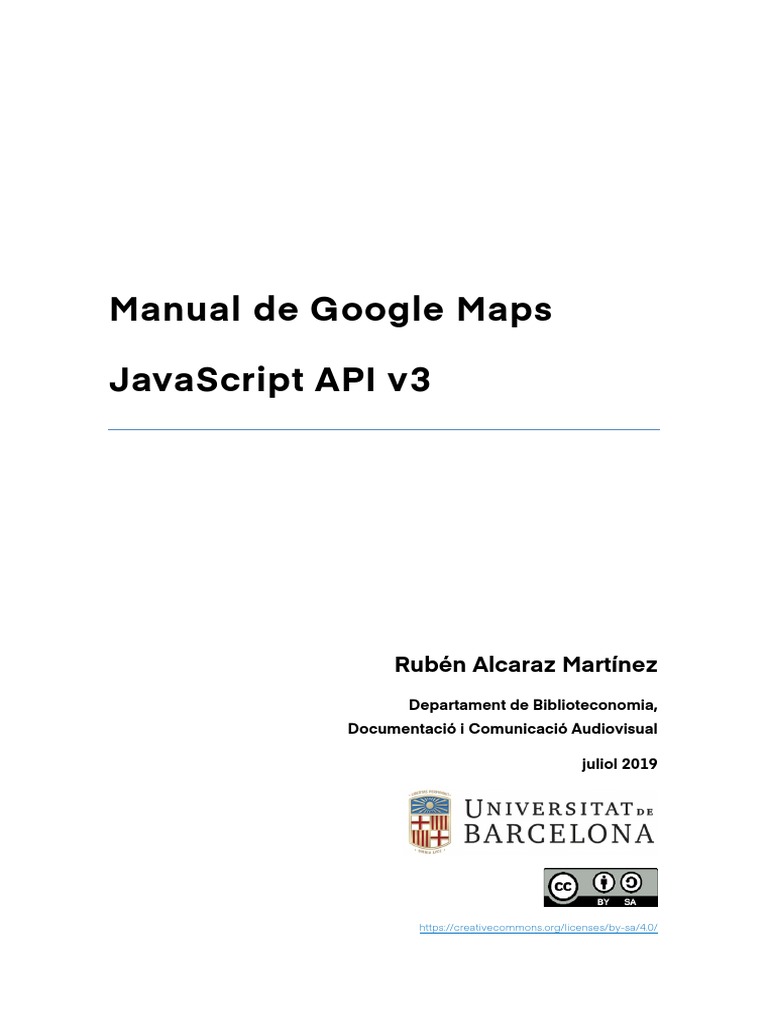 Manual Api Google Maps | PDF | HTML | Script Java