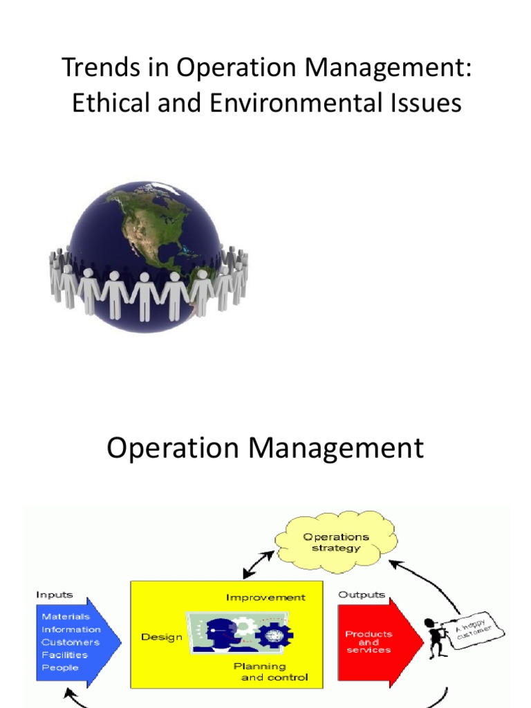 Trends in Operation Management | PDF | Safety | Operations Management
