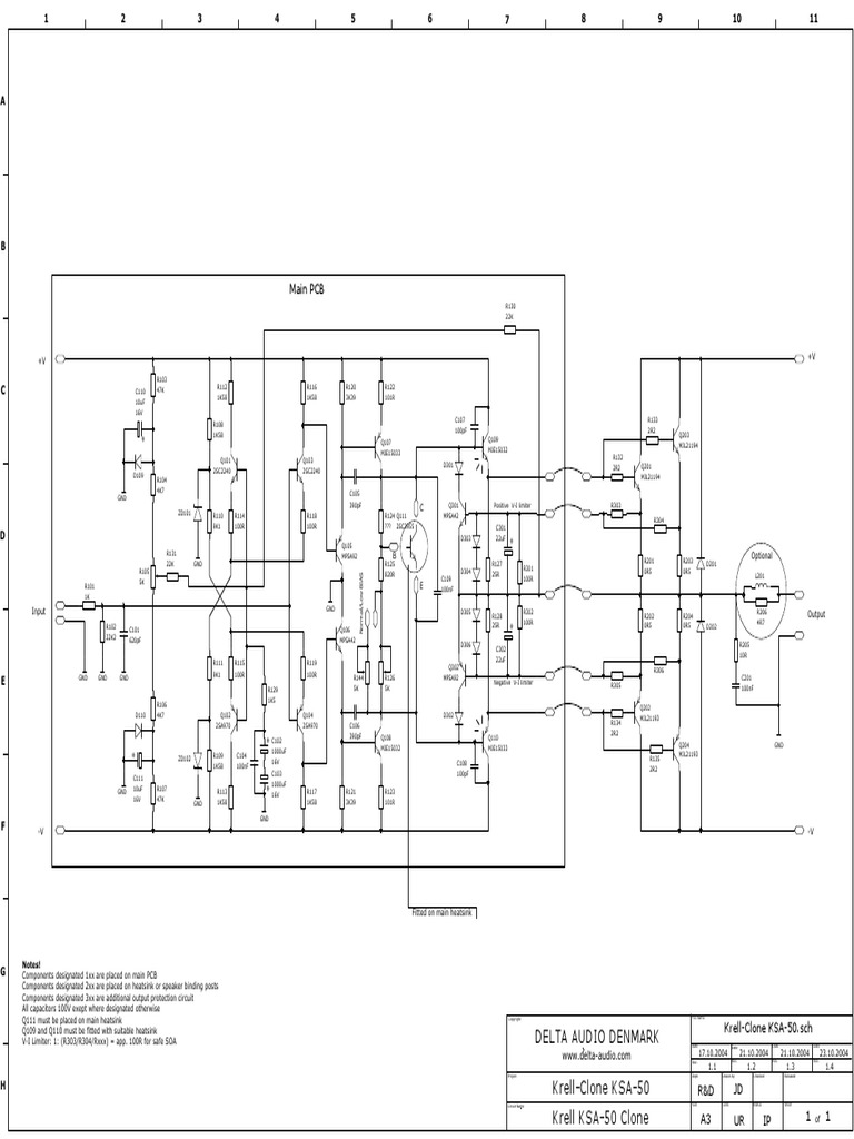 Krell-Clone KSA-50 Schematic | PDF