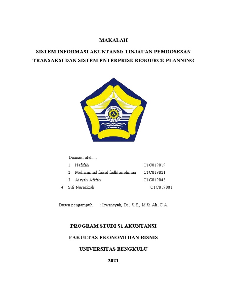 Makalah SIA Bab 2 | PDF