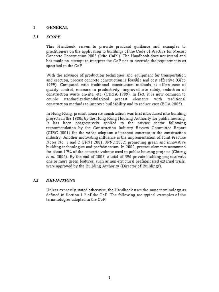 Precast Handbook 1 | PDF | Concrete | Precast Concrete