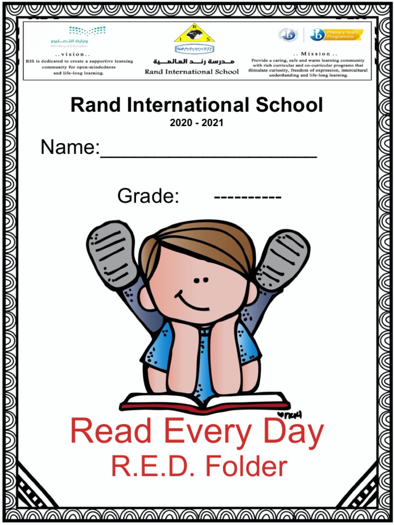 Read Every Day Folders | PDF | Fluency | Behavior Modification