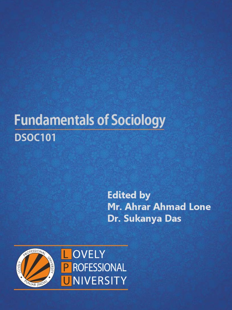 Dsoc101 Fundamentals of Sociology English | PDF | Sociology | Émile ...