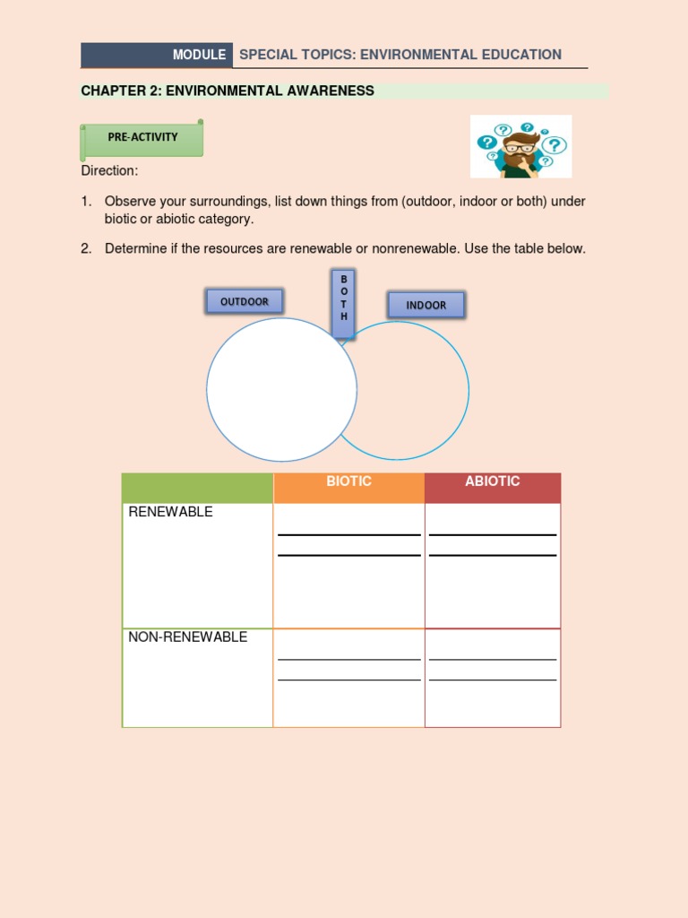 Environmental Awareness Activity Guide | PDF