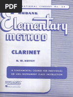 Rubank Elementary Method - Clarinet PDF | PDF | Rhythm And Meter | Musical Compositions