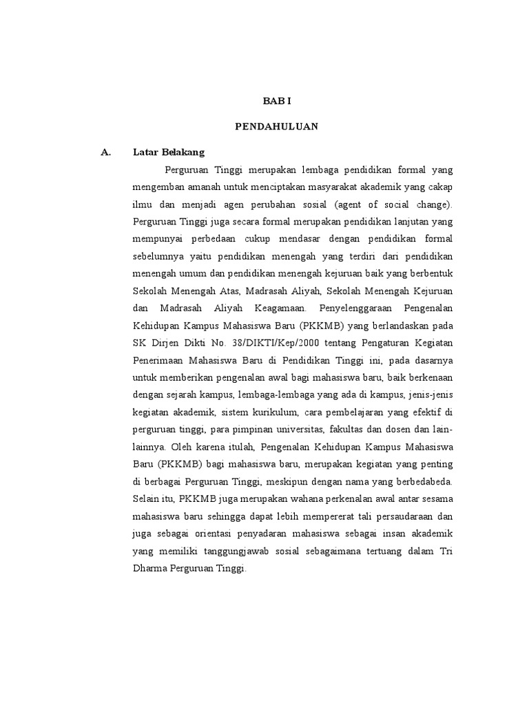 Proposal PKKMB | PDF