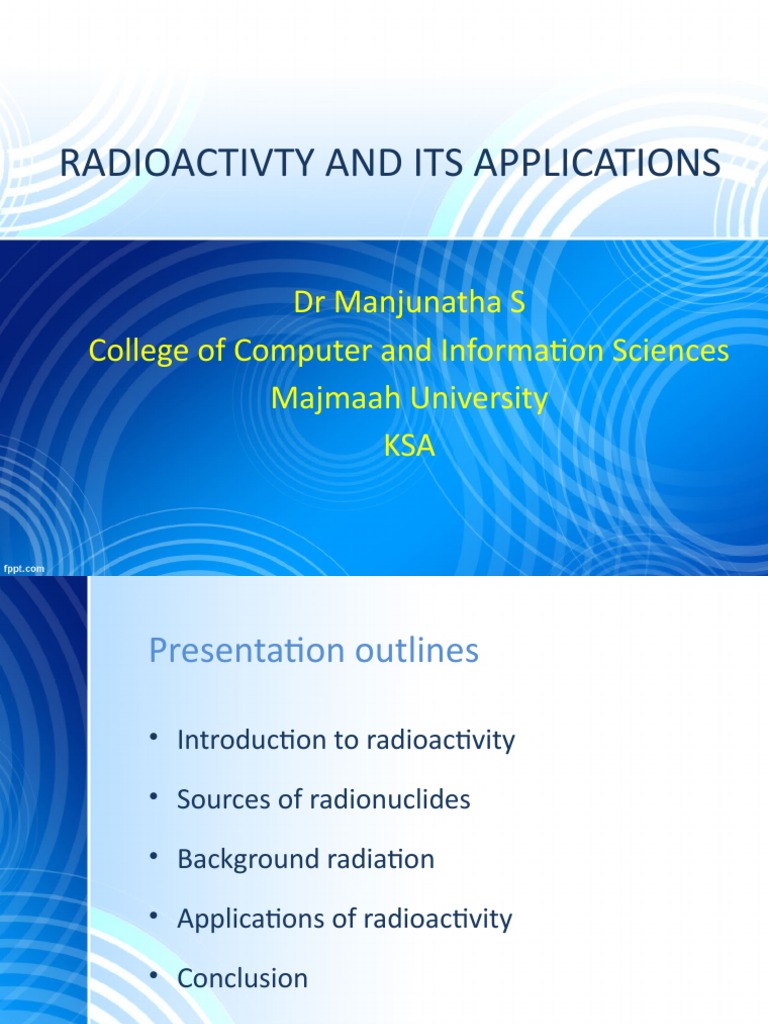 Radioactivity | PDF | Ionizing Radiation | Radioactive Decay