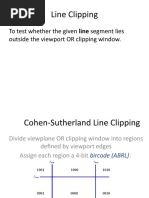 Cohen-Sutherland Line Clipping Algorithm | PDF | Visual Cortex | Metaphysics Of Mind