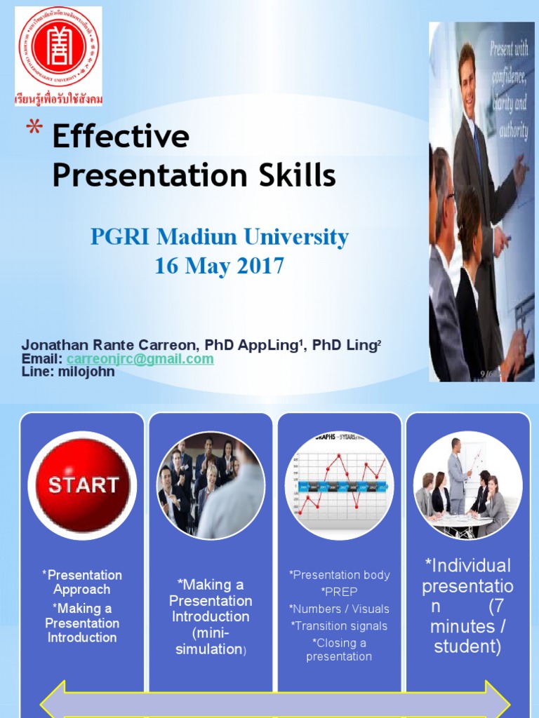 Effective Presentation Skills | PDF | Cognition | Communication