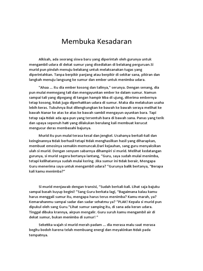 Kisah Inspiratif | PDF