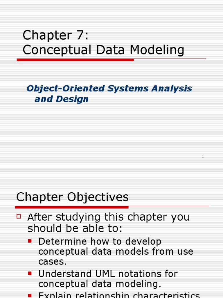 Conceptual Data Modeling: Object-Oriented Systems Analysis and Design | PDF | Inheritance ...