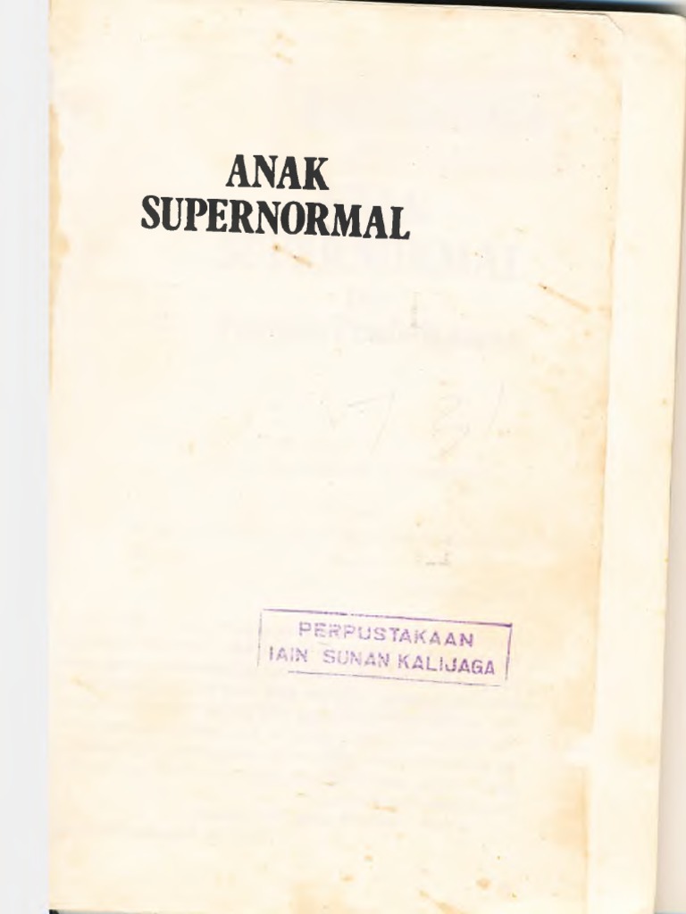 Anak Super Normal Dan Pendidikannya | PDF