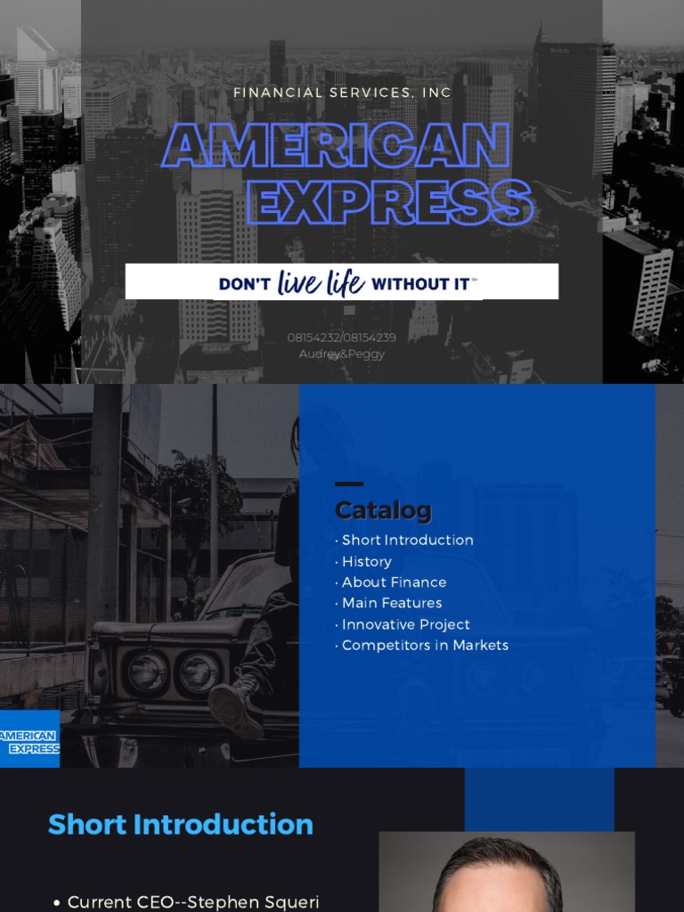American Express: Financial Services, Inc | PDF | Service Industries ...