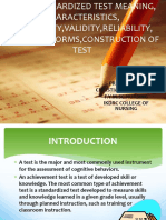Standardized and Non Standardized Test | PDF | Standardized Tests ...