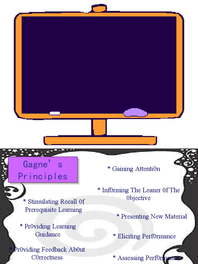 Gagne's Principles of Instructional Design | PDF | Career & Growth