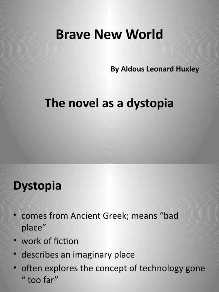 Dystopian Themes in Brave New World | PDF | History | Young Adult