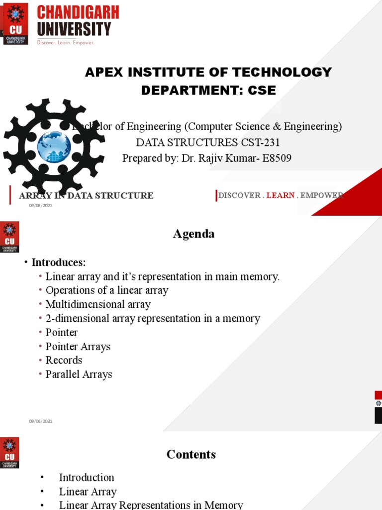 Lecture 17 Array Traversing Insert Delete Presentation Pdf Pointer Computer Programming