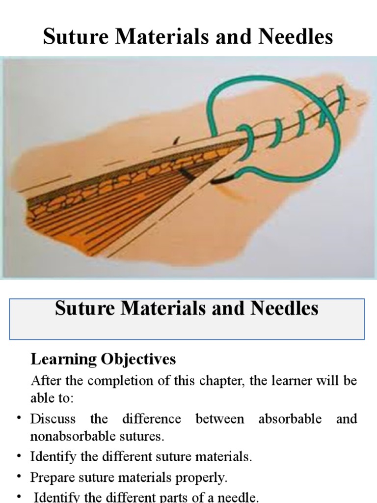 4 Suturing Material | PDF | Surgical Suture | Medical Specialties