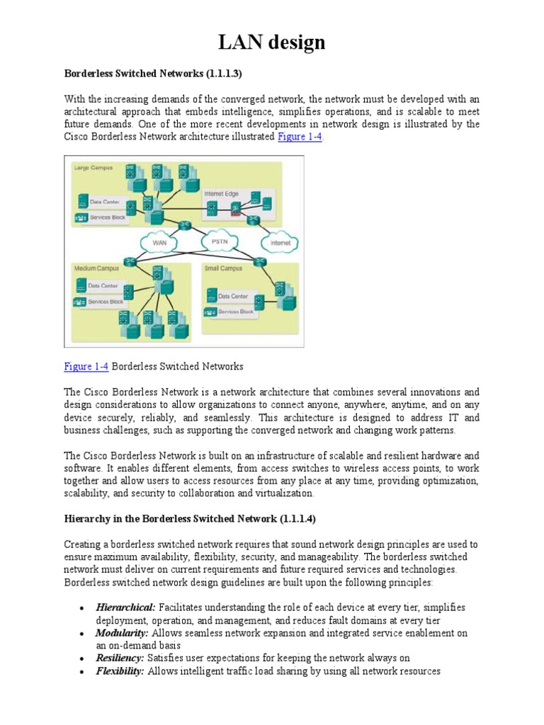 1.borderless Switched Networks | PDF | Network Switch | Computer Network