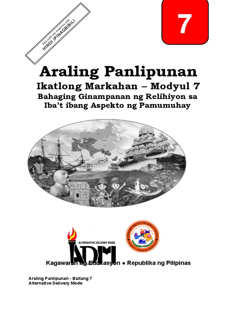 Araling Panlipunan: Ikatlong Markahan - Modyul 7 | PDF