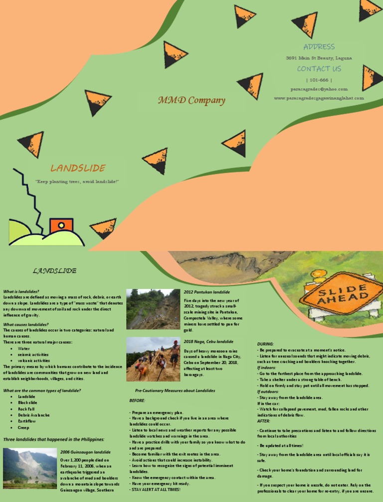 Landslide Safety Tips | PDF | Landslide | Geology