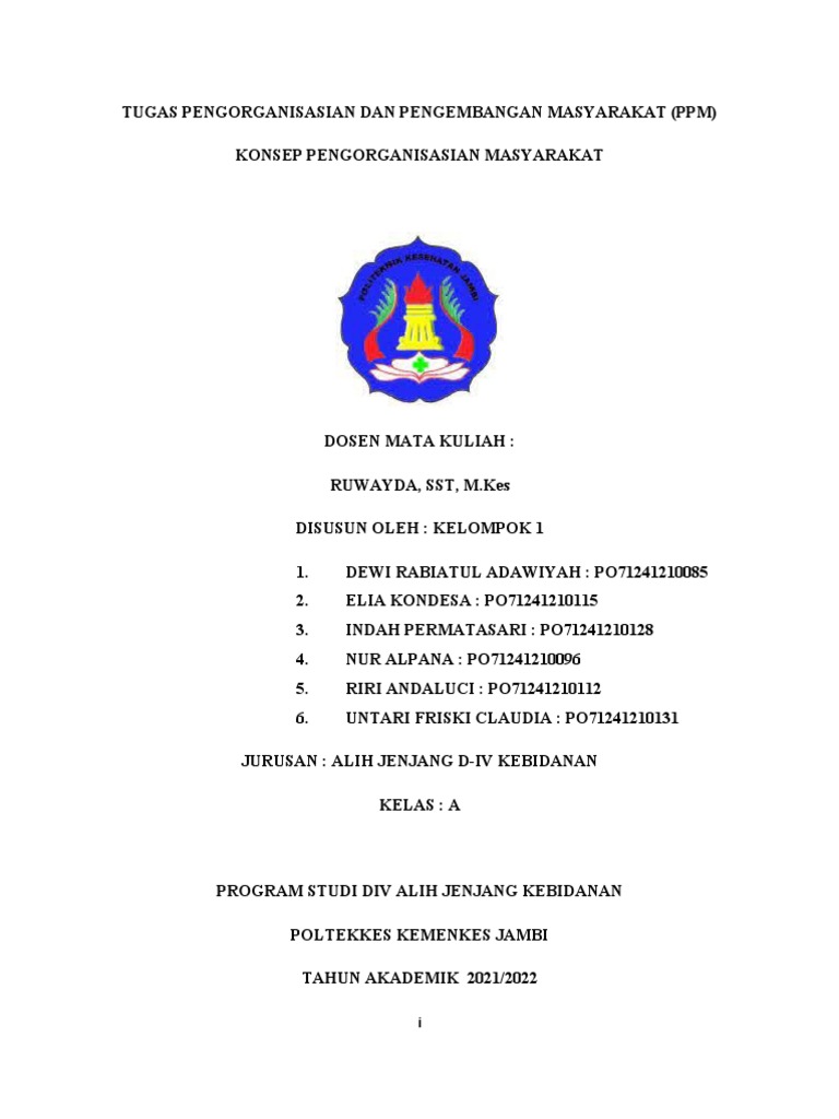 Tugas Kelompok 1 - PPM | PDF