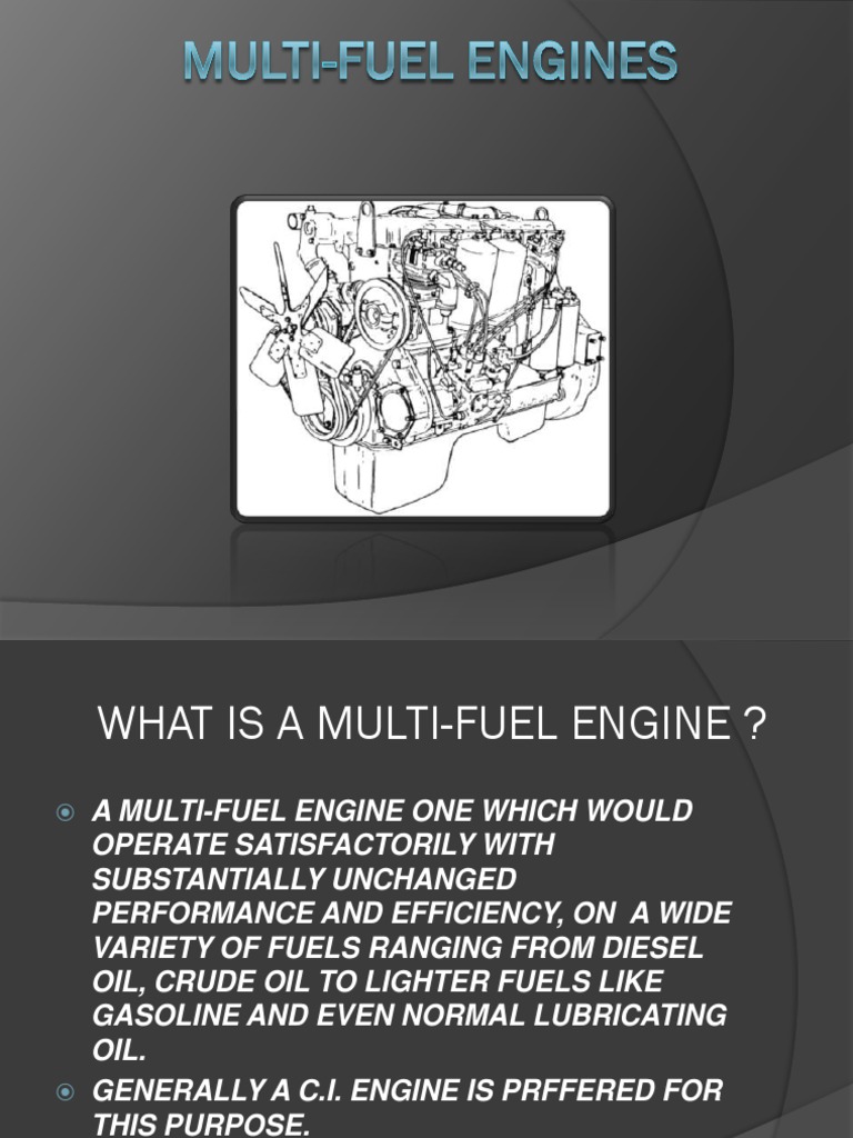 Multi-Fuel Engines | PDF | Internal Combustion Engine | Diesel Engine