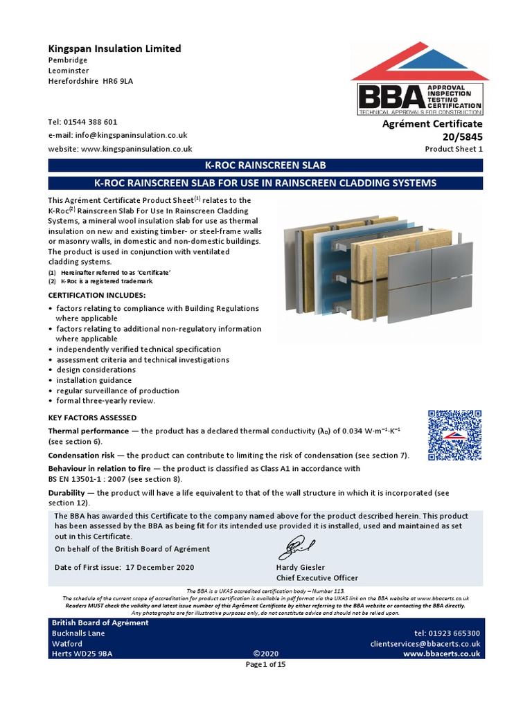 K-Roc BBA Certification 5845ps1i1 | PDF