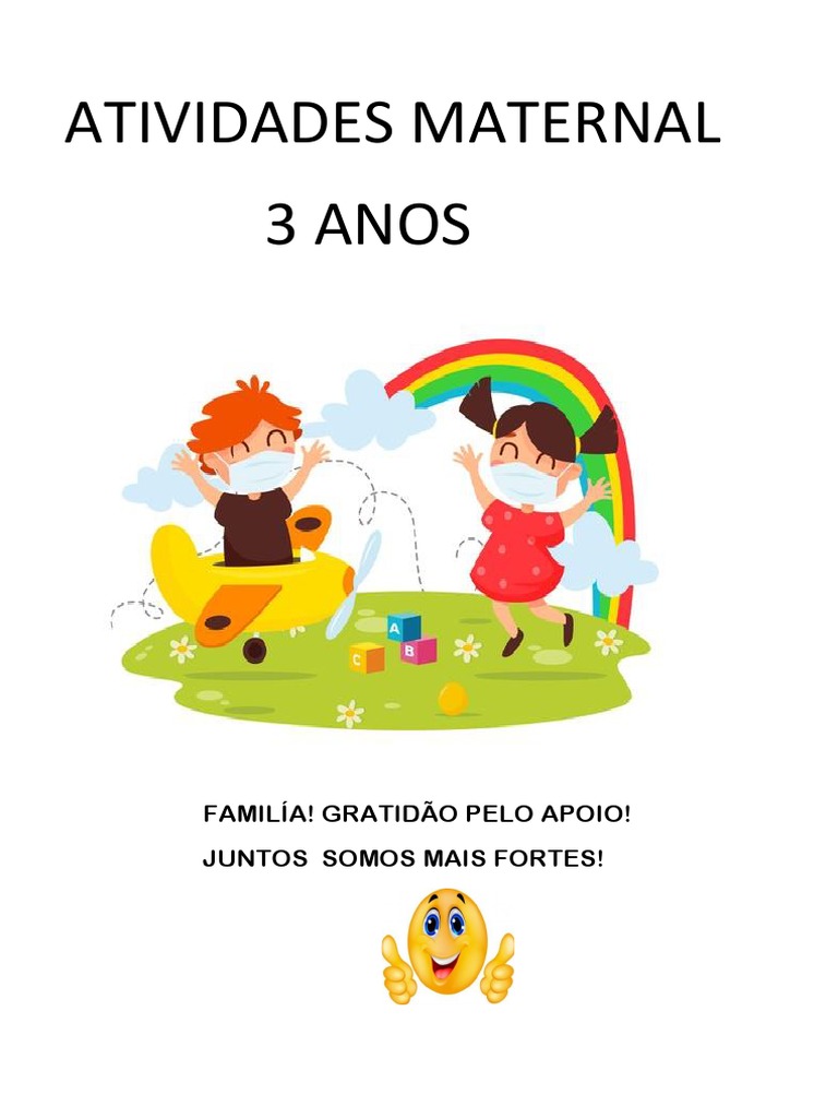 Atividades para Maternal 3 Anos | PDF | Coruja | Vermelho