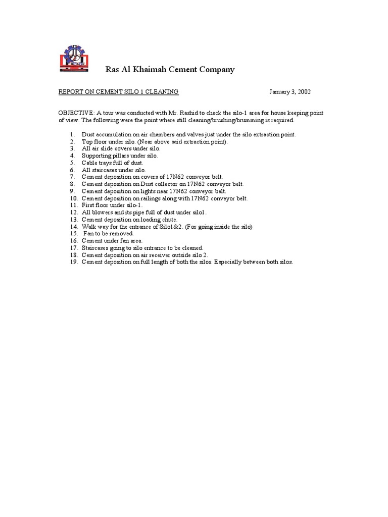 Ras Al Khaimah Cement Company | PDF