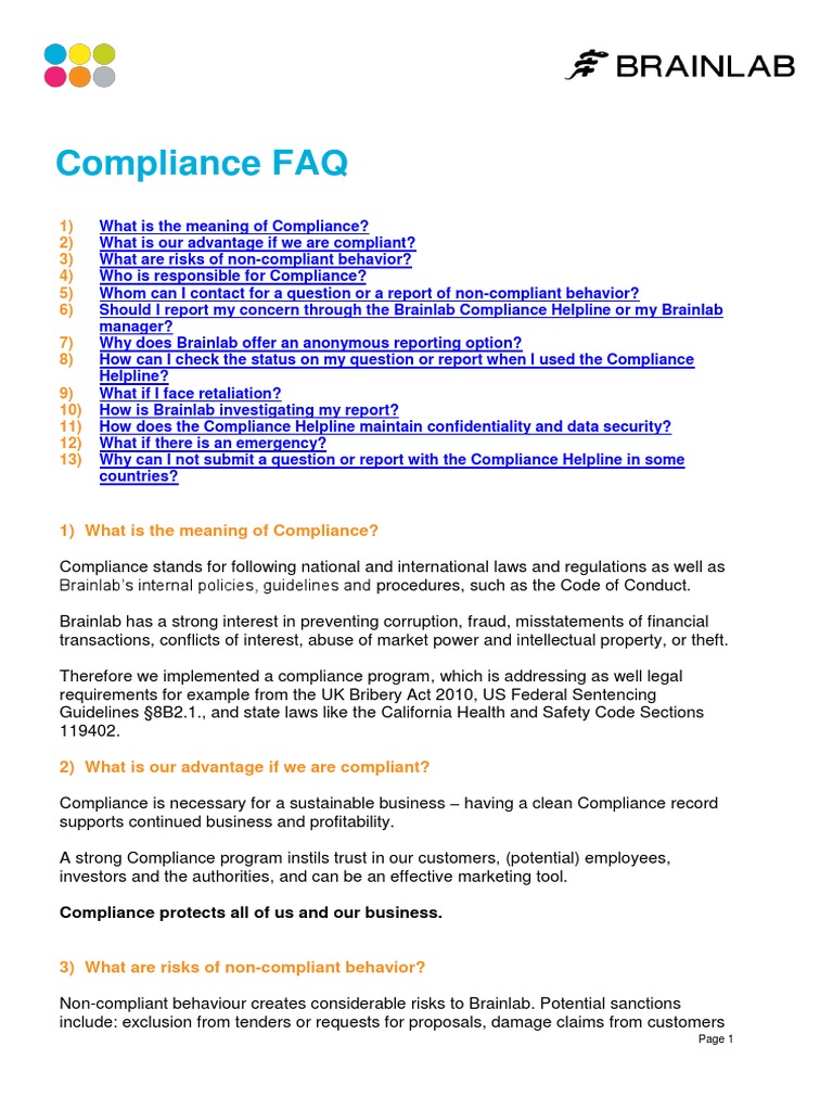 Understanding Brainlab's Compliance Program: A Comprehensive Guide to ...