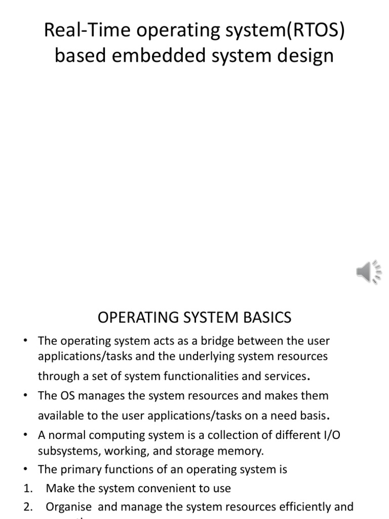 Real-Time Operating System (RTOS) Based Embedded System Design | PDF ... Real-Time Operating System (RTOS) Based Embedded System Design | PDF ...