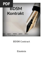 Domestic Discipline Contract Overview | PDF | Spanking | Punishments