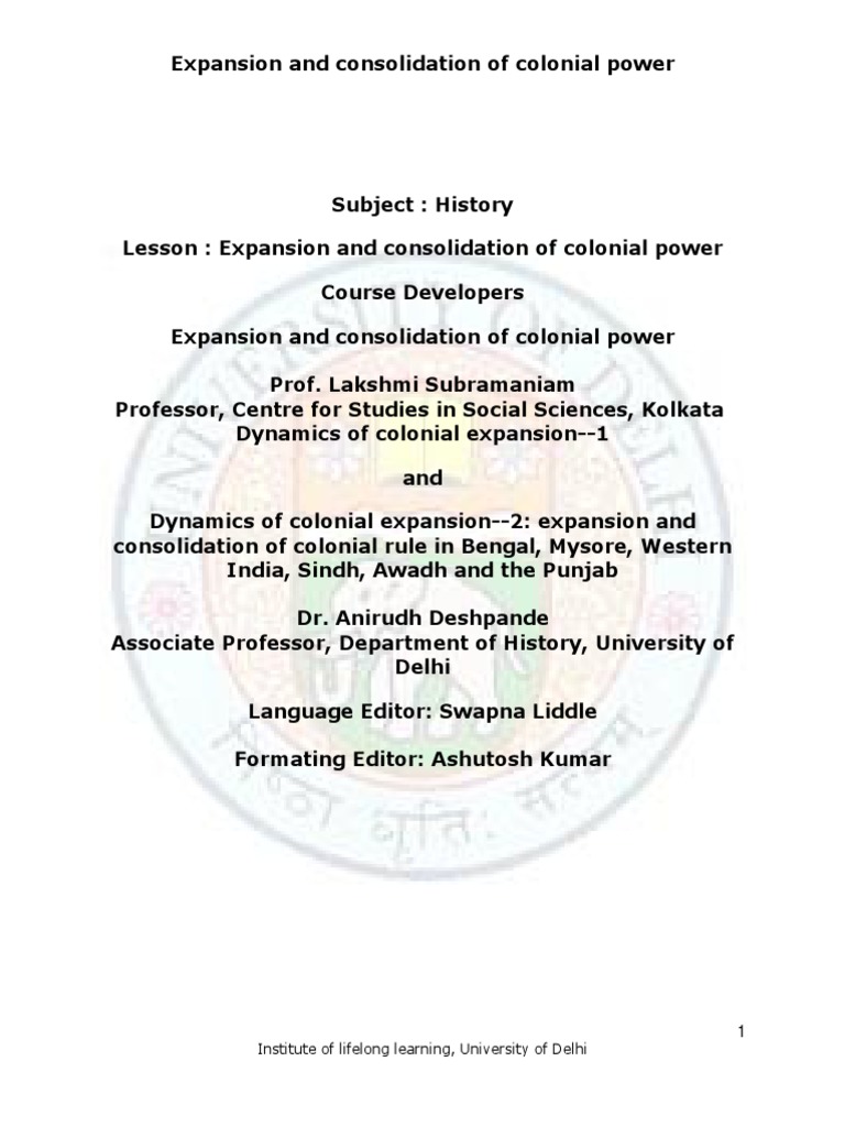 Colonial Power Expansion to 1757 | PDF | Mercantilism | Mughal Empire