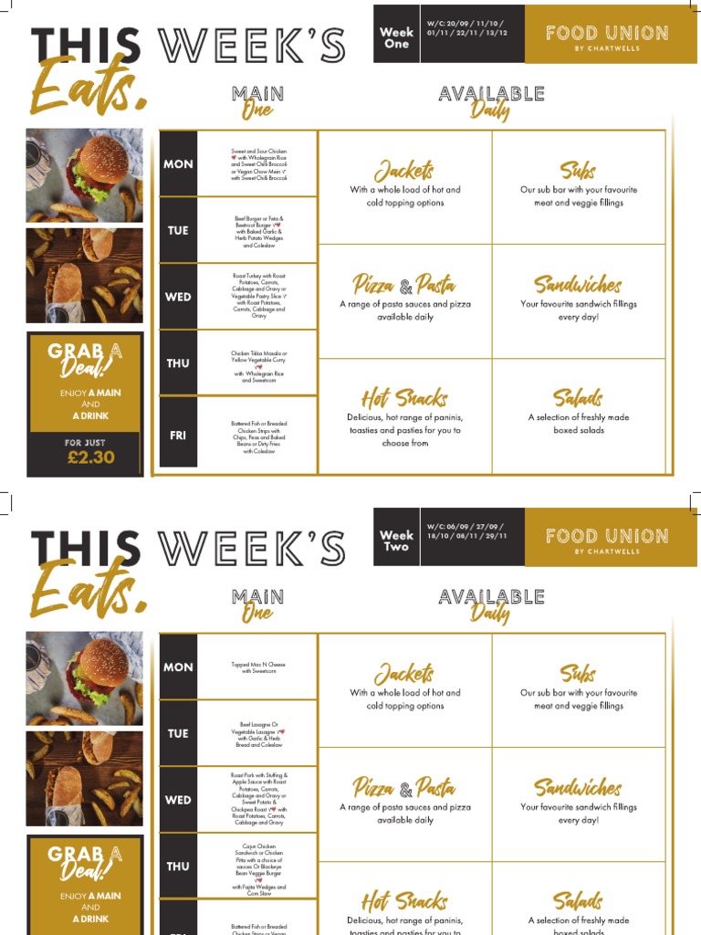 Byrchall High School Aw21 Menu | PDF | Coleslaw | Hamburgers