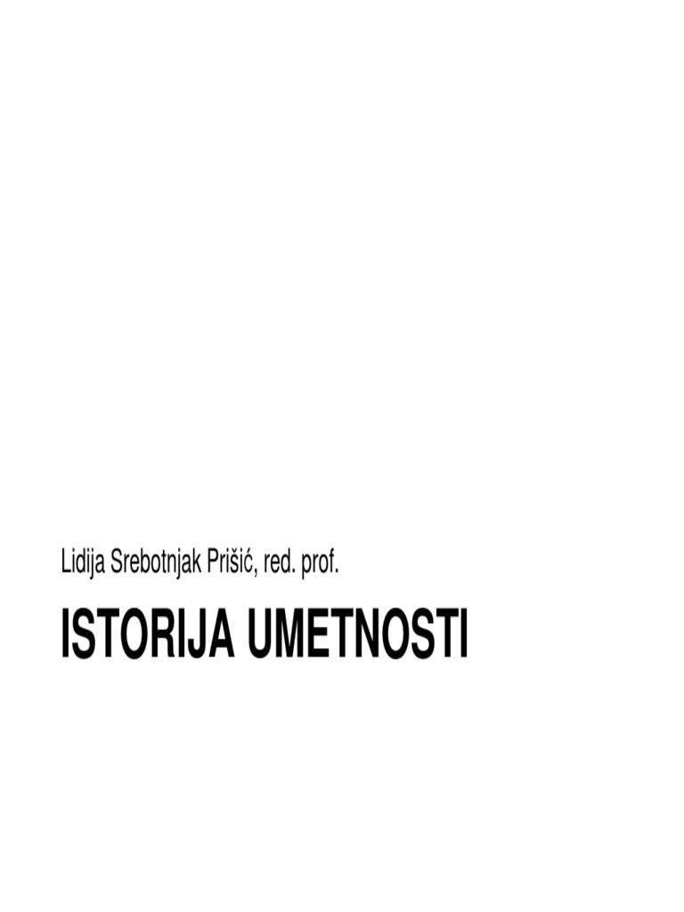 Istorija Umetnosti | PDF