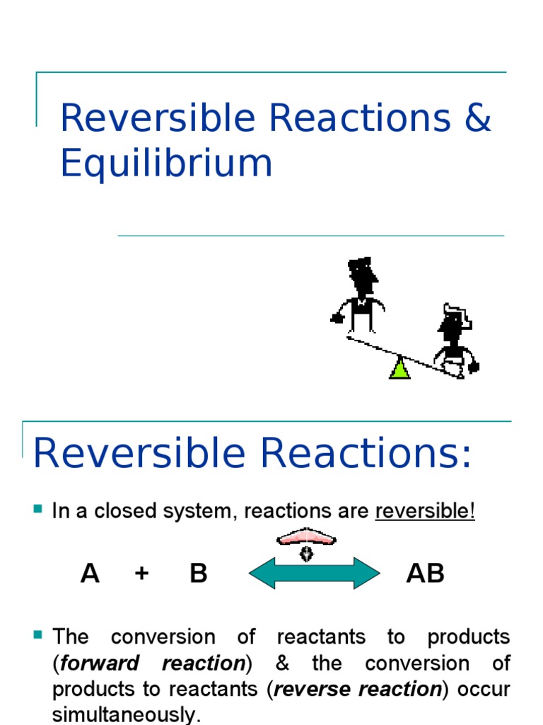 Equilibrium Powerpoint Part 1 | Chemical Equilibrium | Chemical Reactions