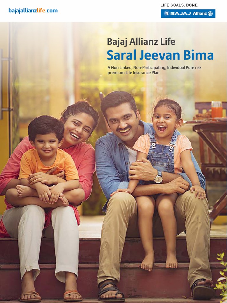 Saral Jeevan Bima: Bajaj Allianz Life | PDF | Insurance | Tax Refund