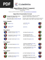 Rubik's Cube OLL & PLL Guide | PDF | Logic Puzzles | Recreational ...