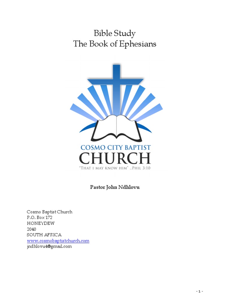 Ephesians Bible Study Guide | PDF | Jesus | Love