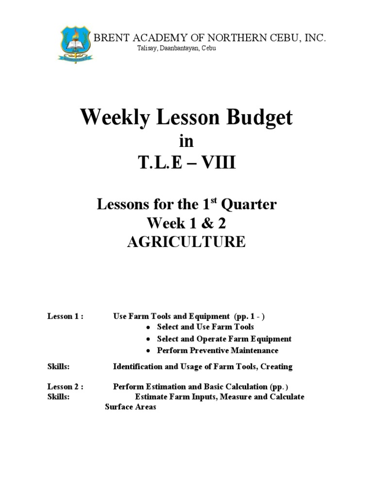 K To 12 Crop Production Learning Modules | PDF | Area | Agricultural ...