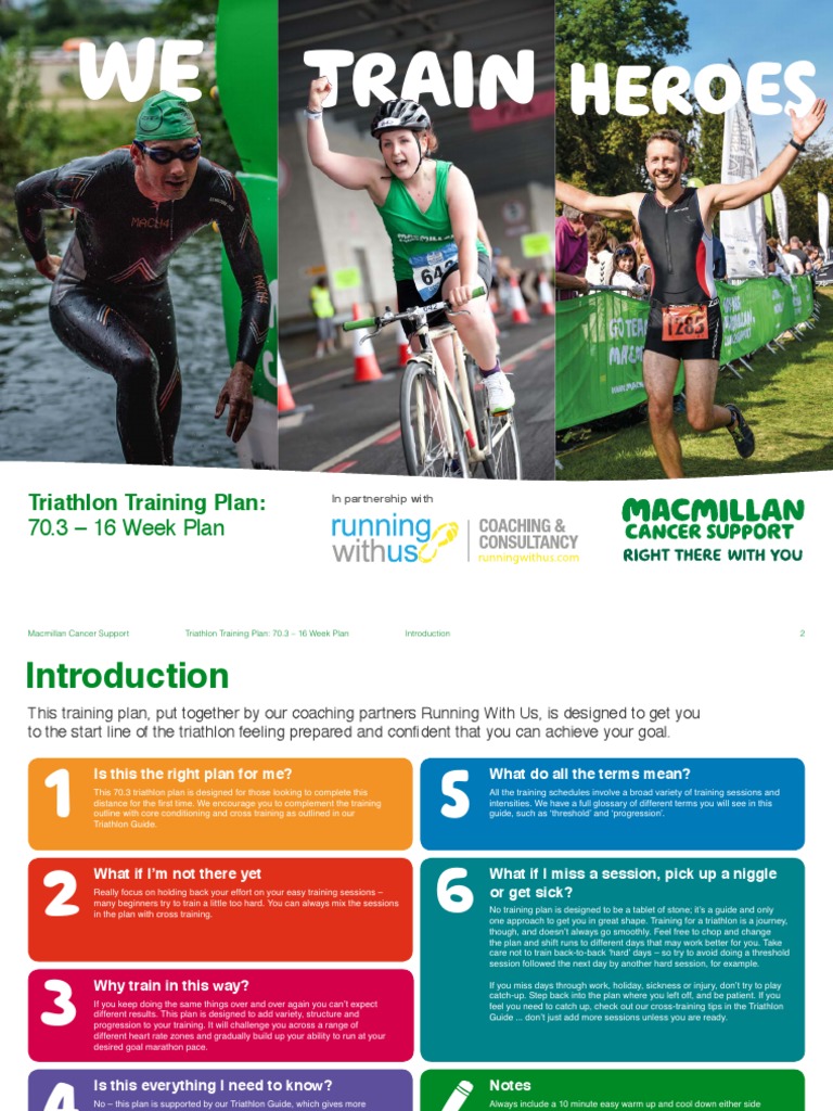 Triathlon Training Plan | PDF | Triathlon | Physical Fitness