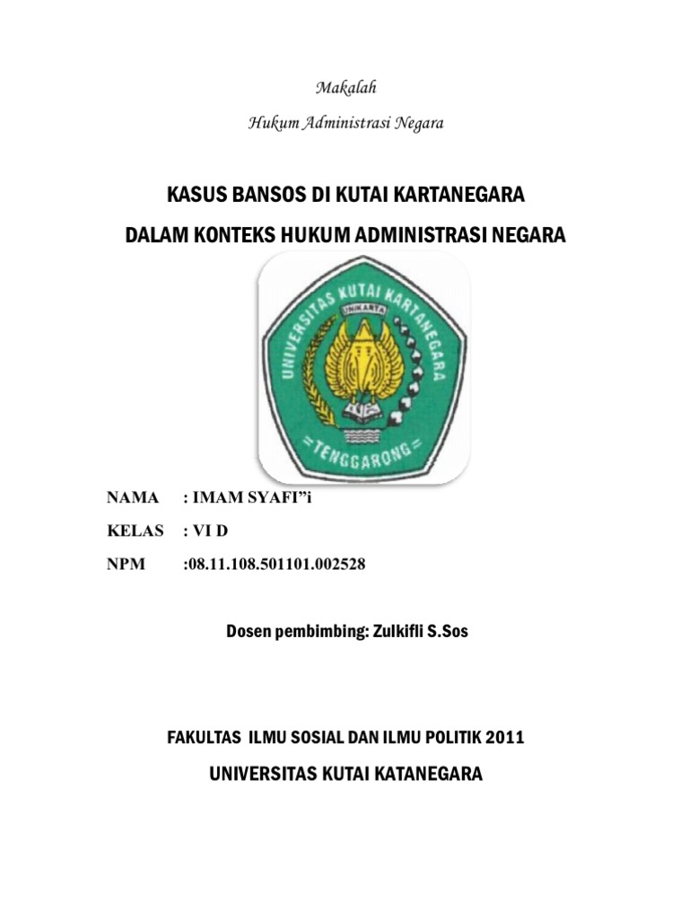 Makalah Hukum Administrasi Negara - Perumperindo.co.id Makalah Hukum Administrasi Negara - Perumperindo.co.id