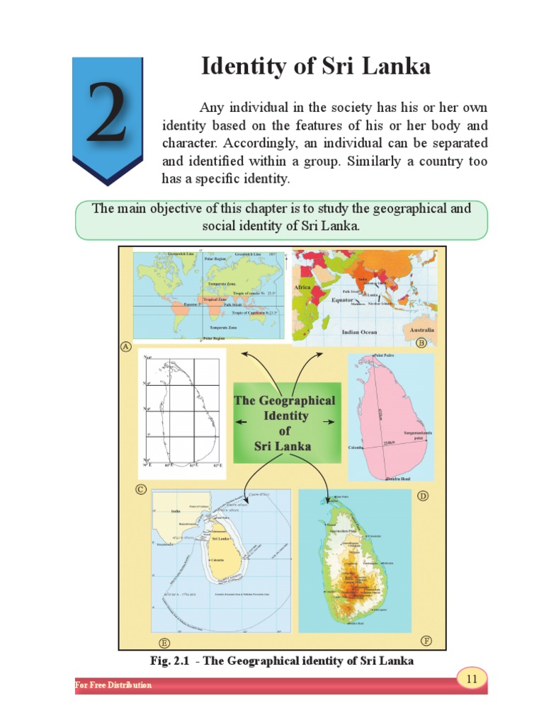 Fig. 2.1 - The Geographical Identity of Sri Lanka | PDF | Rain | Sri Lanka