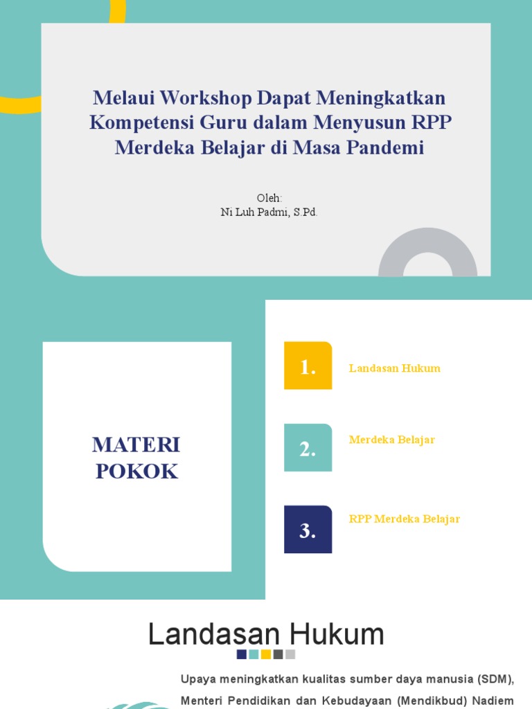 RPP Merdeka Belajar untuk Guru | PDF | Karier & Perkembangan