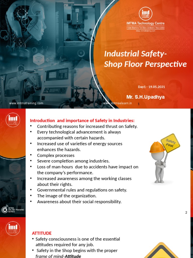 Ind Safety - Shop Floor Perspective Day 1 | PDF | Personal Protective ...